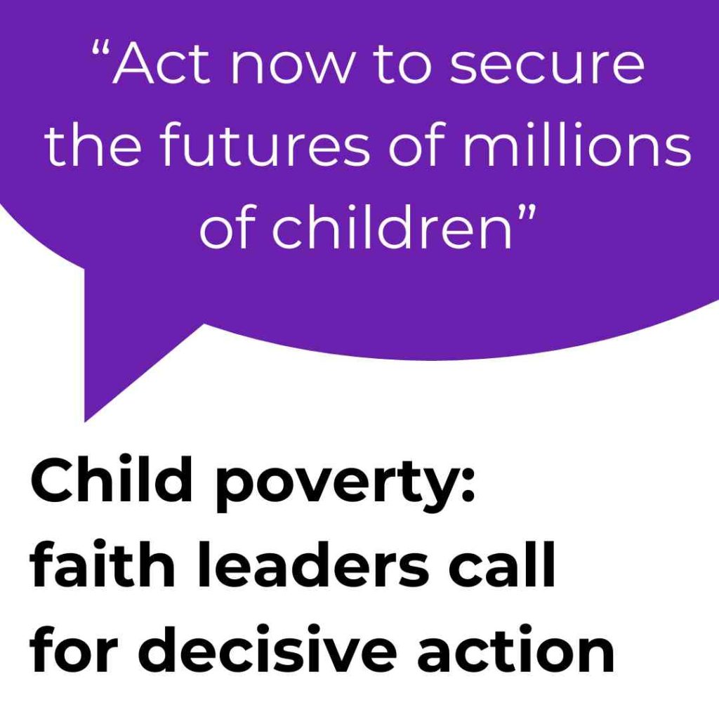 Faith leaders call for decisive action on child poverty - United ...